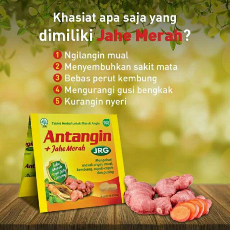 Jual Antangin jahe merah tablet | Shopee Indonesia