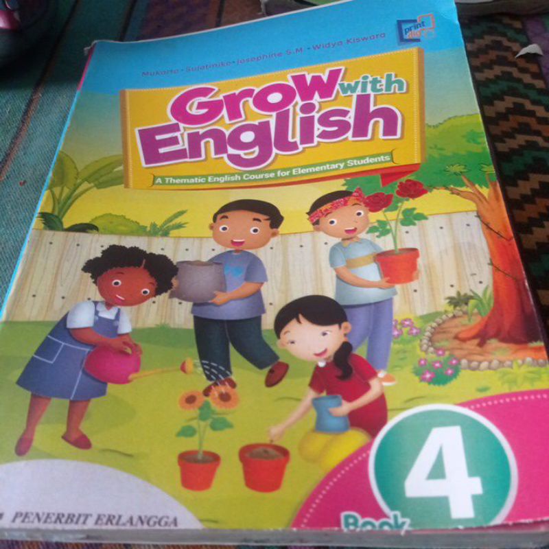 Jual Buku Grow with english 4 sd revisi | Shopee Indonesia