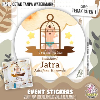 Jual Sticker Acara - Tasyakuran Kehamilan Maternity Aqiqah Rumah Tedak ...