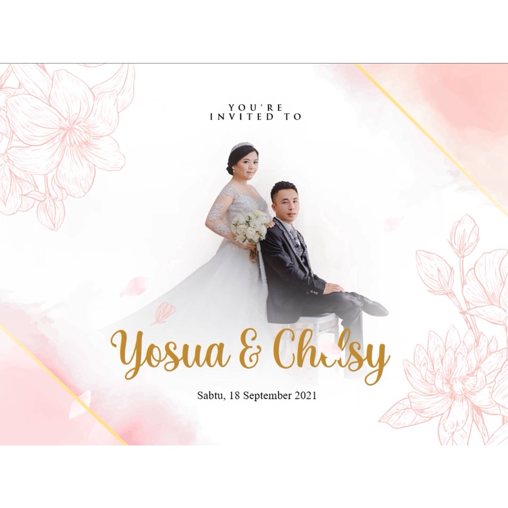 Jual UNDANGAN DIGITAL VIDEO INVITATION PERNIKAHAN WEDDING PREMIUM ...