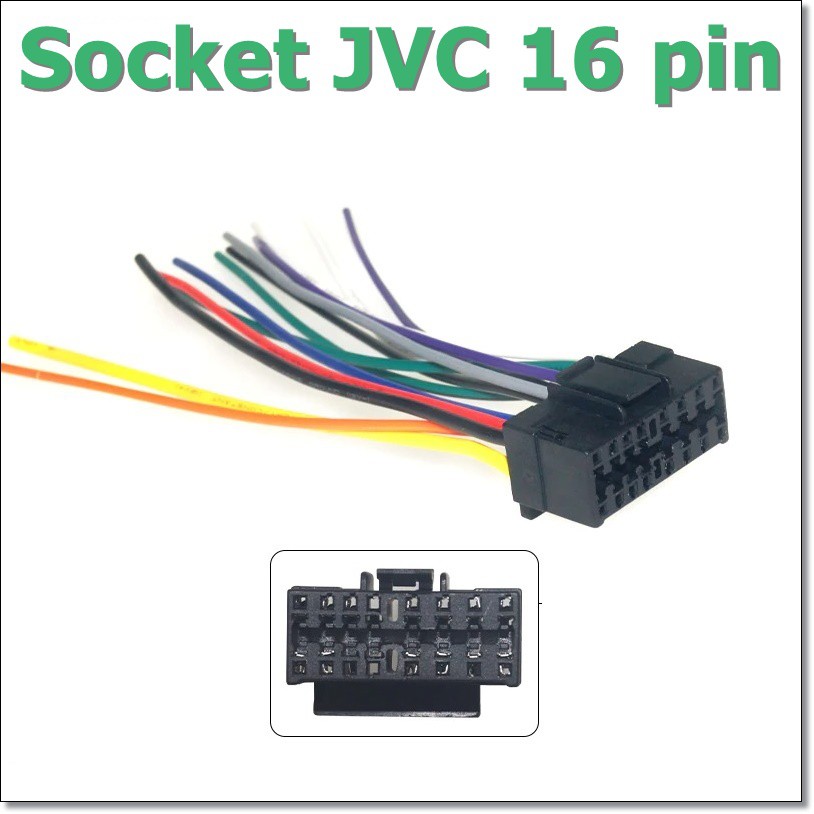 Jual Socket JVC 16 Pin / Socket Head Unit | Shopee Indonesia