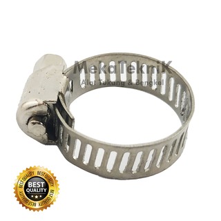 Jual KLEMAN SELANG STAINLESS STEEL 1/2" ISI 5 PCS - KLEM SELANG ...