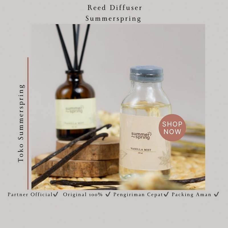 Jual Aroma Vanilla Mist | Summer Spring | Pengharum Ruangan | Kamar ...