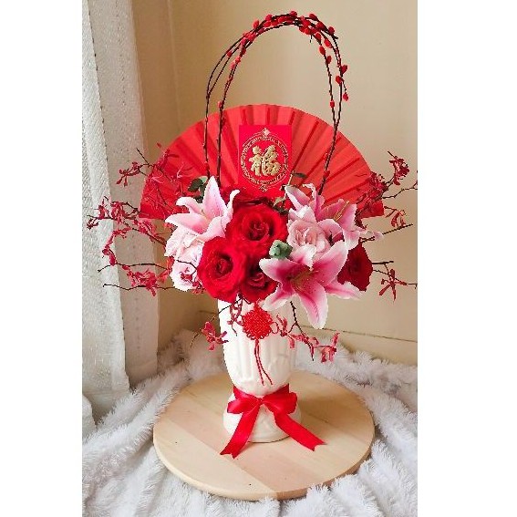 Jual Chinese New Year Vase - Bingkisan Dekorasi Imlek - Vas Imlek CNY ...
