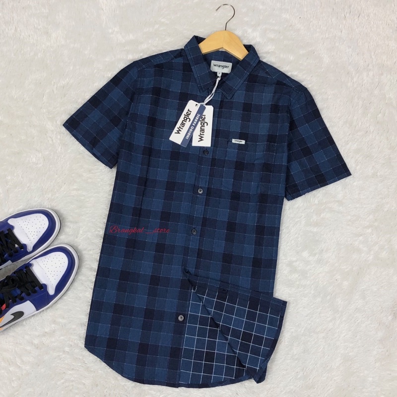 Jual KEMEJA WRGR ORIGINAL NAVY CAIN | Shopee Indonesia