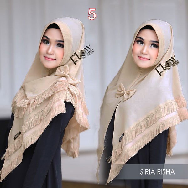 Jual Jilbab Instan Flow Siria Risha Ori | JCA | Shopee Indonesia