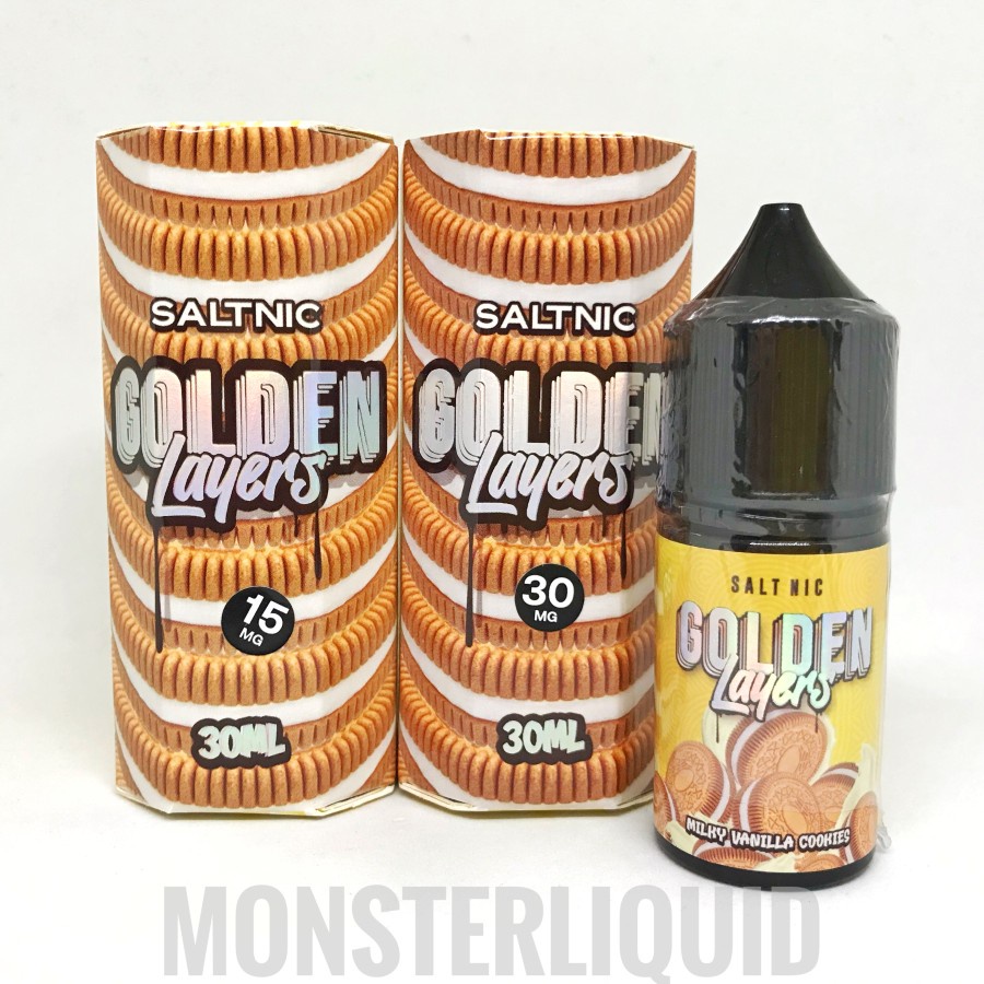 Jual SALT GOLDEN LAYERS BY TRILOGY BREWERY 30ML SALTNIC | Shopee Indonesia