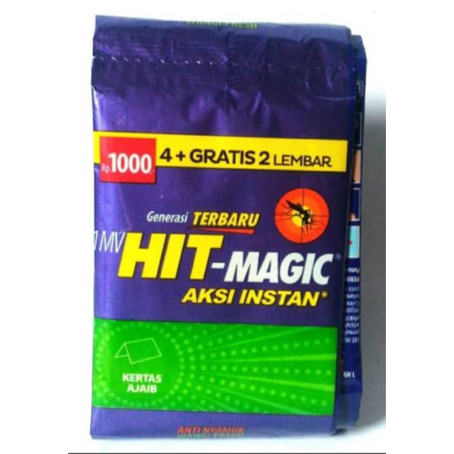 Jual Hit Magic Bakar kertas isi 1 sachet 4+2 lembar | Shopee Indonesia
