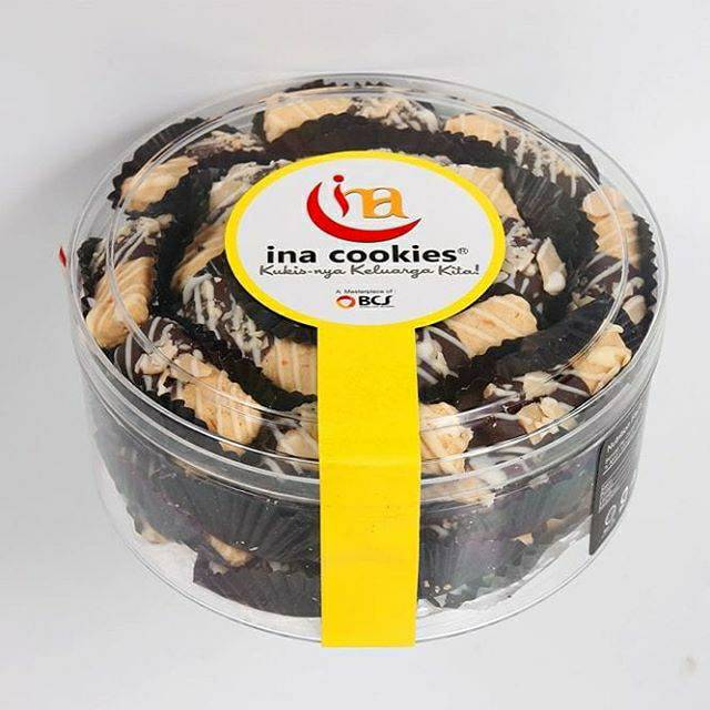 Jual ina cookies almond cheese coklat | Shopee Indonesia