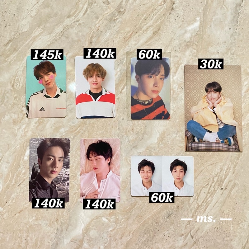 Jual BTS Official Photocard PC - MOTS PERSONA LY HER ANSWER TEAR MOTS 7 / Suga V Taehyung Jhope ...