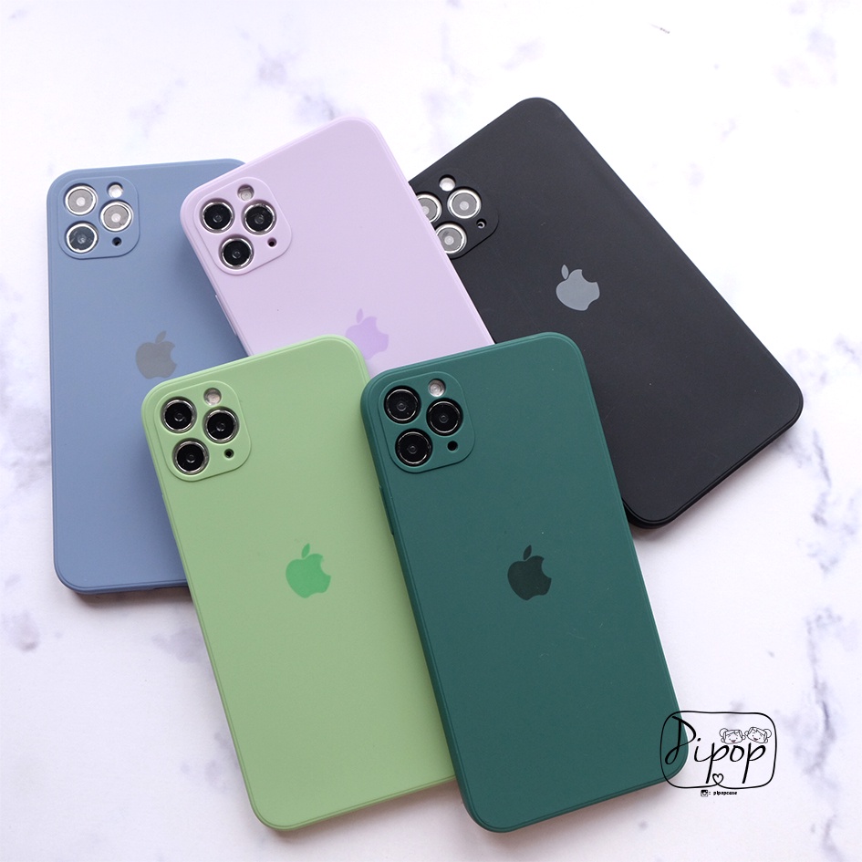 Jual SQUARE EDGE CASE for iPhone 6 7 8 plus X XR 11 12 pro mini pro max ...