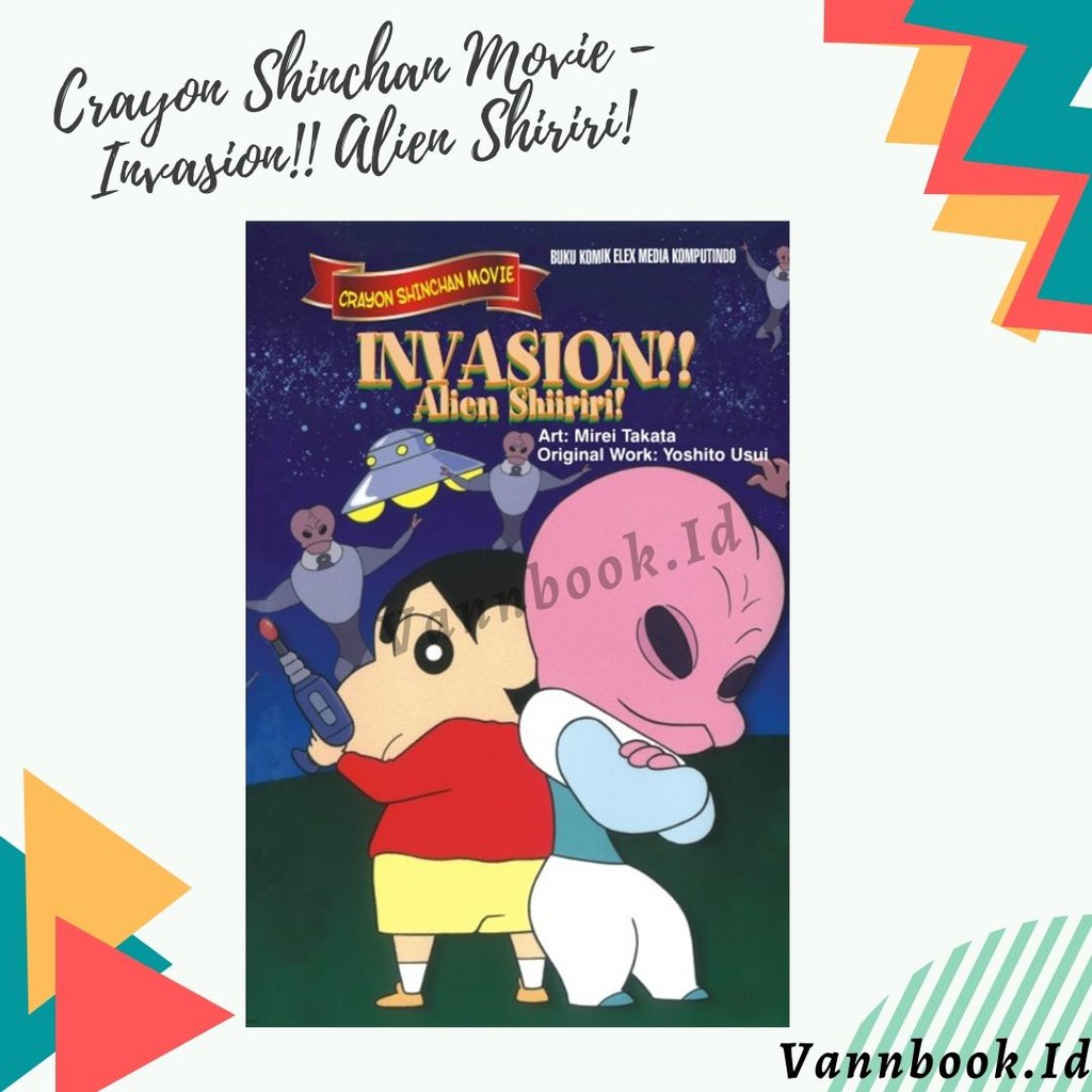 Jual Komik Crayon Shinchan Movie - Invasion!! Alien Shiriri! | Shopee ...