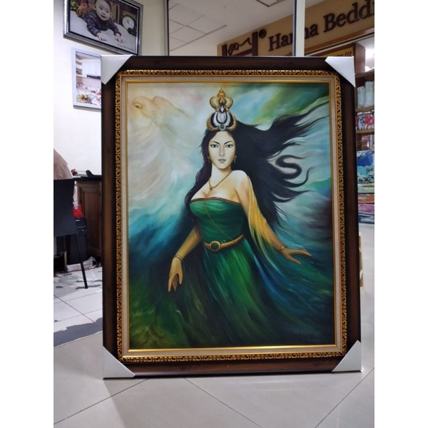 Jual lukisan ratu pantai selatan /nyi roro kidul | Shopee Indonesia