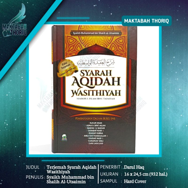 Jual Buku Syarah Aqidah Wasithiyah Syaikhul Islam Ibnu Taimiyah - Darul Haq | Shopee Indonesia