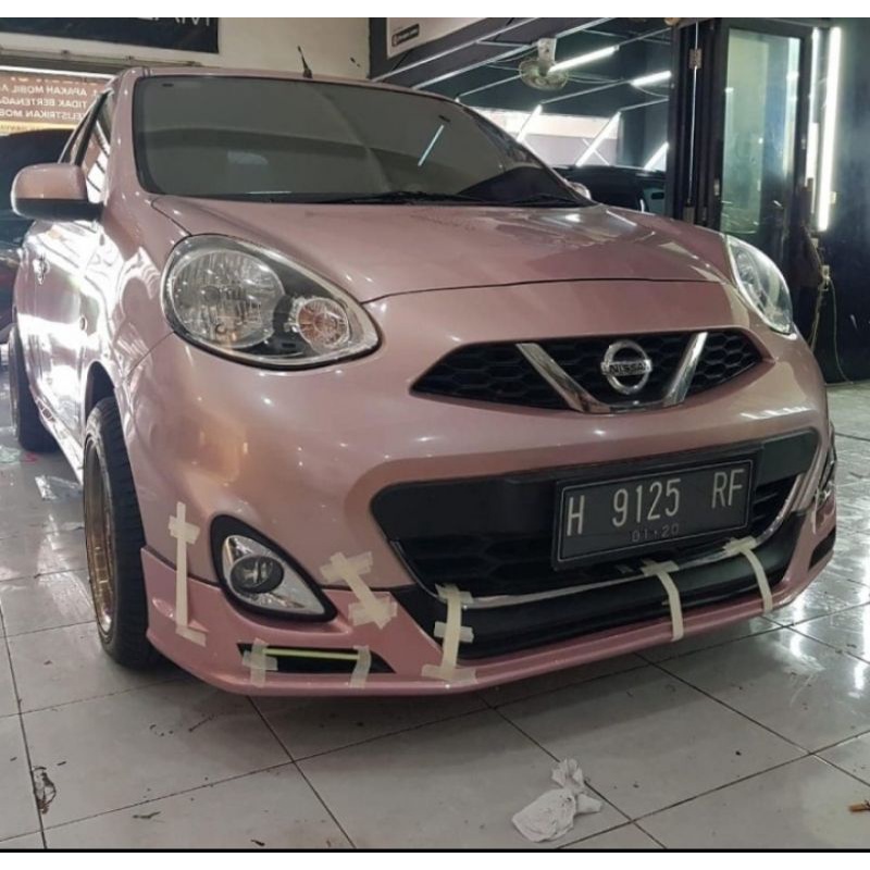 Jual bodykit Nissan march facelift w2015 BODY KIT BODIKIT | Shopee ...