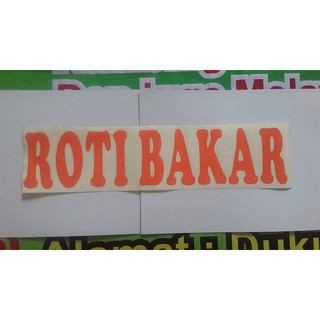 Jual Stiker Roti Bakar - Stiker Gerobak Jualan Custom Free Desain ...