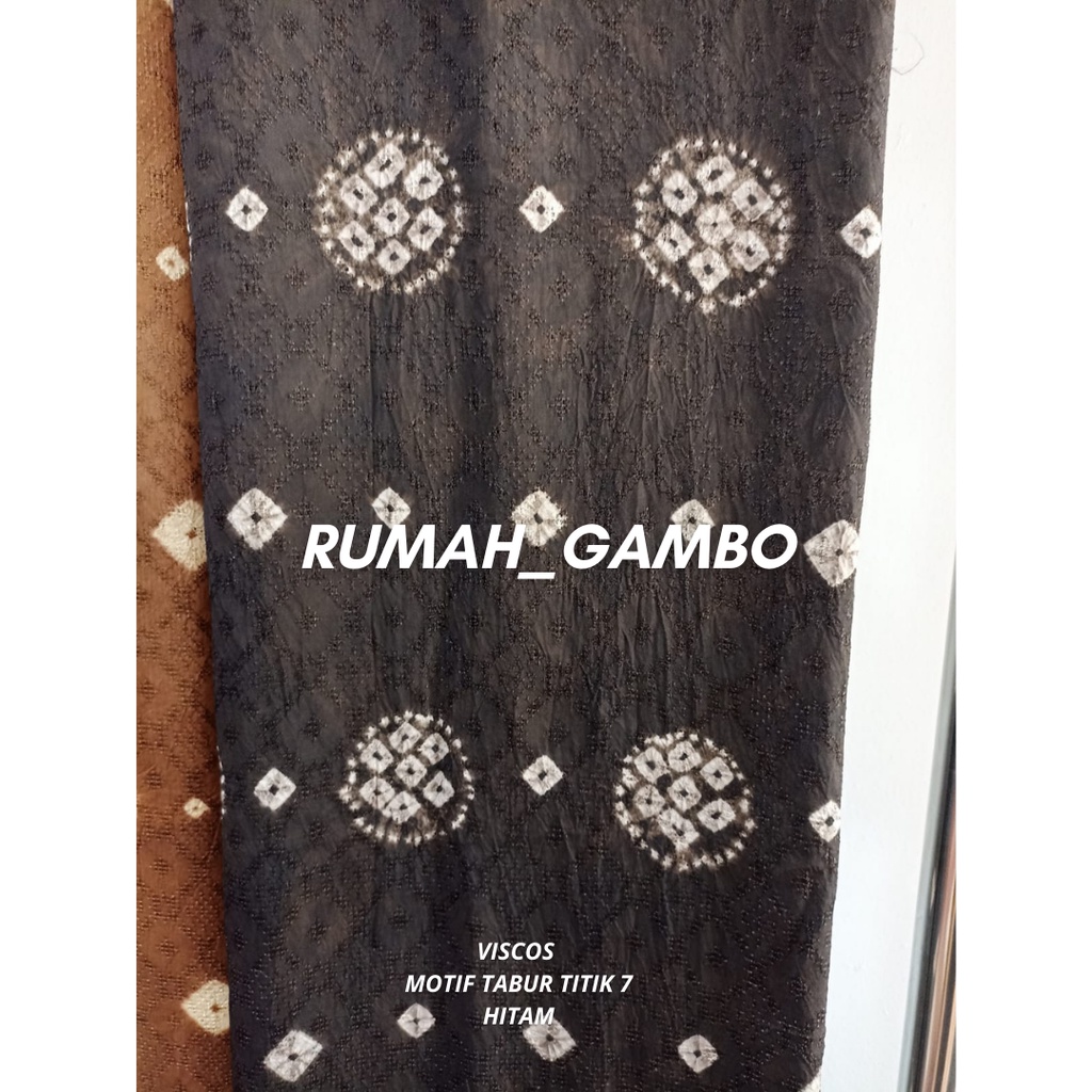 Jual KAIN BATIK JUMPUTAN GAMBO MUBA 3 METER MOTIF TABUR TITIK 7 BAHAN ...