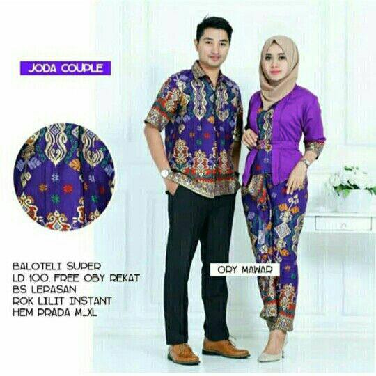 LUMBUNG BATIK Couple Batik Jodha couple Adelia Kebaya kutu baru Jodha.