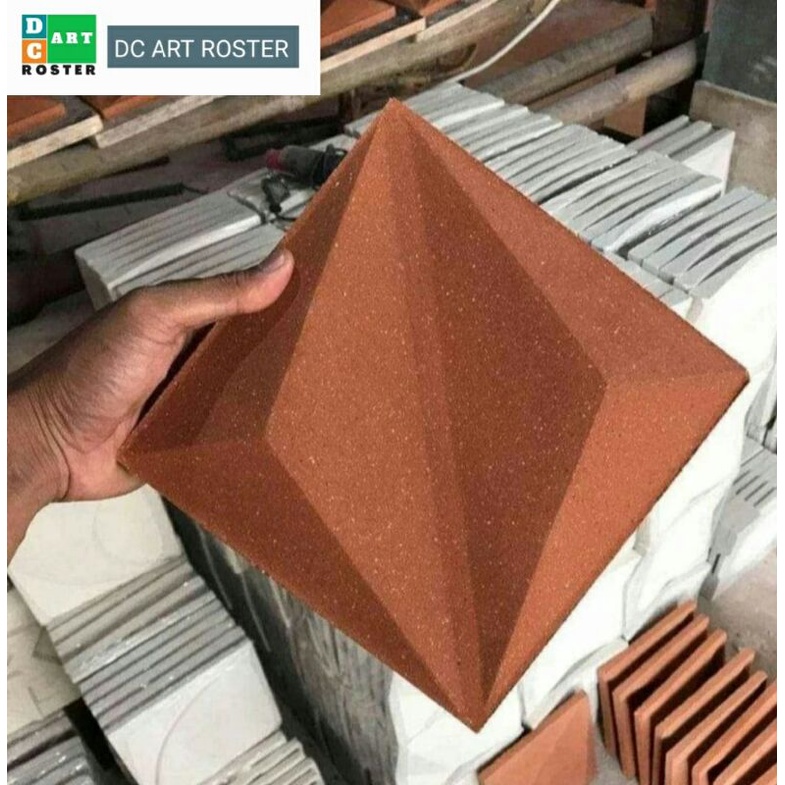 Jual Roster Bata Tempel Jakarta Wall Panel Dinding 3D Terlaris Motif ...