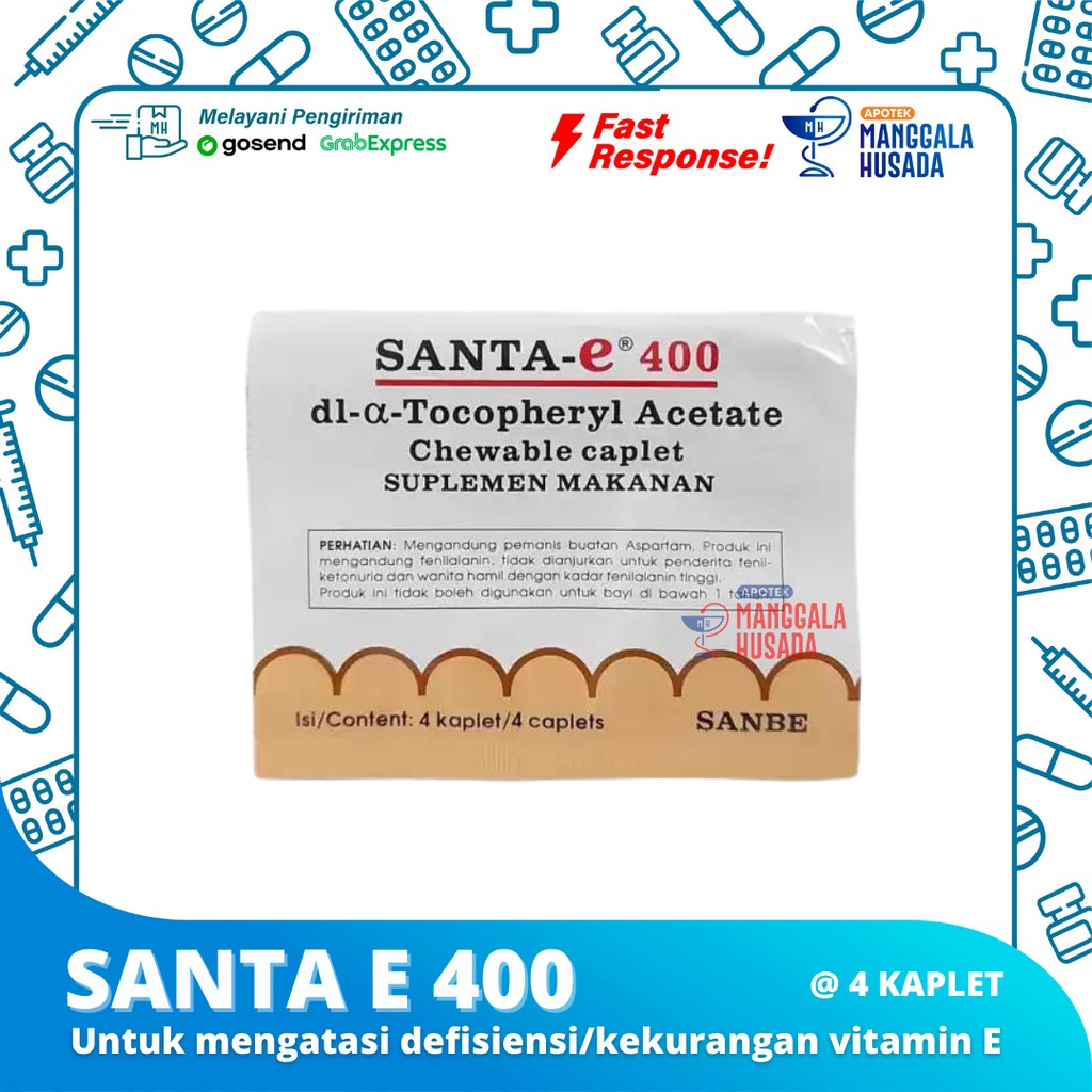Jual SANTA E 400 PER STRIP @ 4 KAPLET | Shopee Indonesia