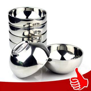 Jual Mangkok Stainless Anti Panas 15cm 18cm / Mangkok Double Layer ...