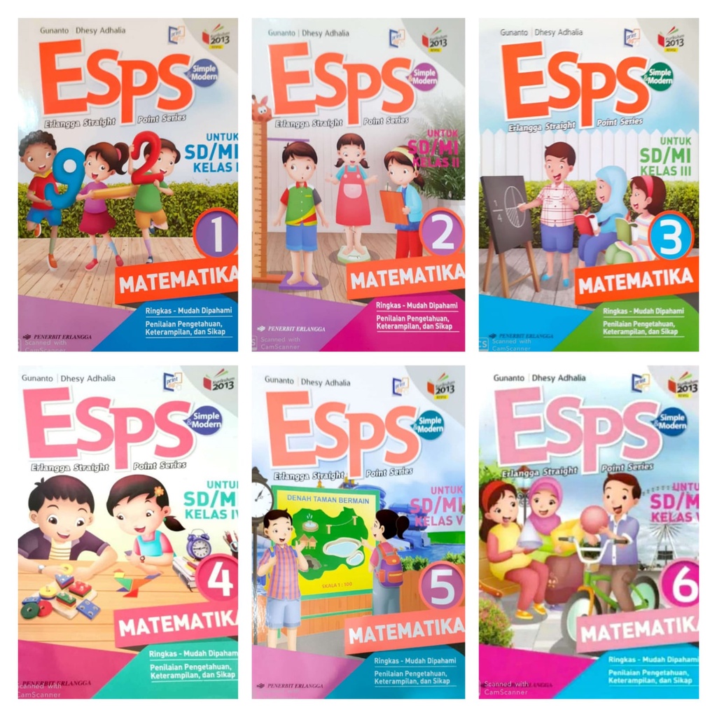 Jual BUKU ESPS MATEMATIKA SD/MI KELAS 1-6 K13 | Shopee Indonesia
