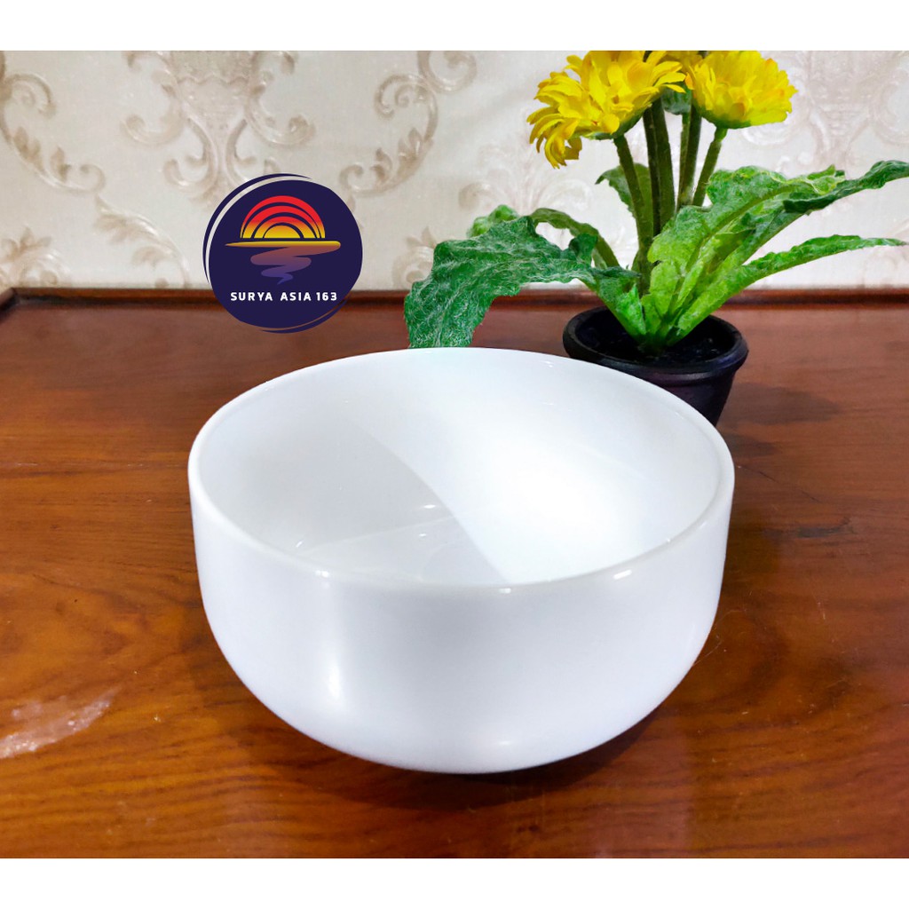 Jual Mangkok Keramik Putih Polos 5.2 inch / Mangkok Ramen (3 pcs ...