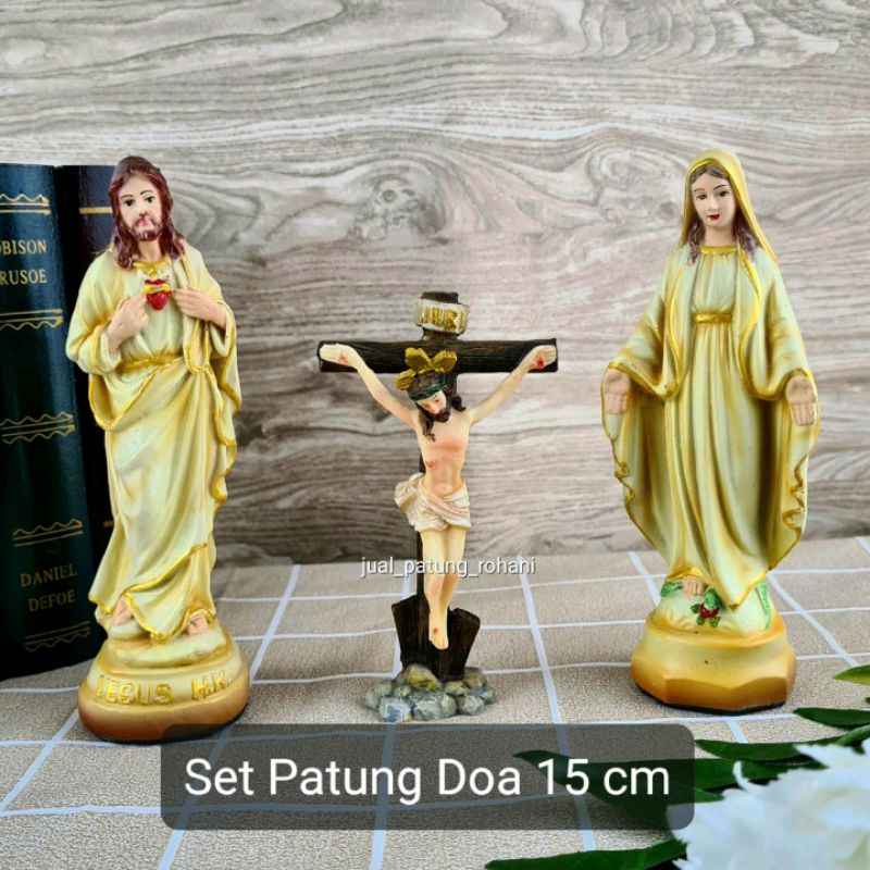 Jual Set Patung Doa Yesus Maria 15 cm | Shopee Indonesia