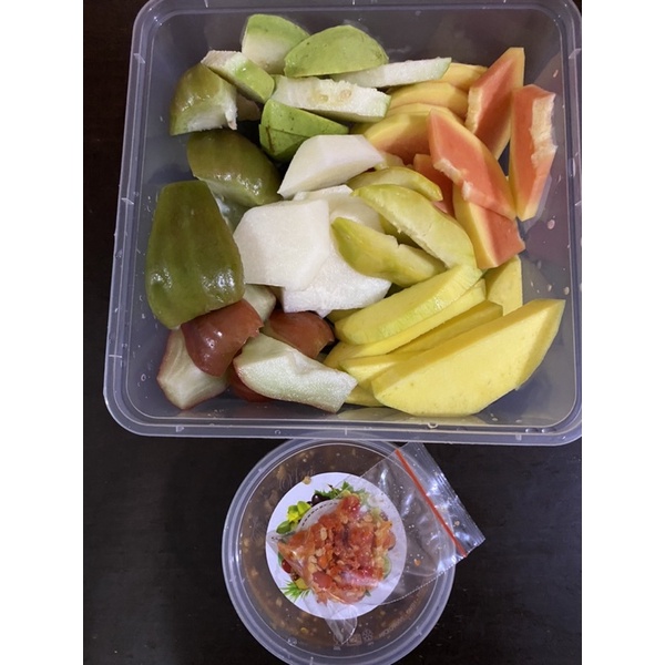 Jual Paket rujak mix box 2000 ml + bumbu rujak | Shopee Indonesia