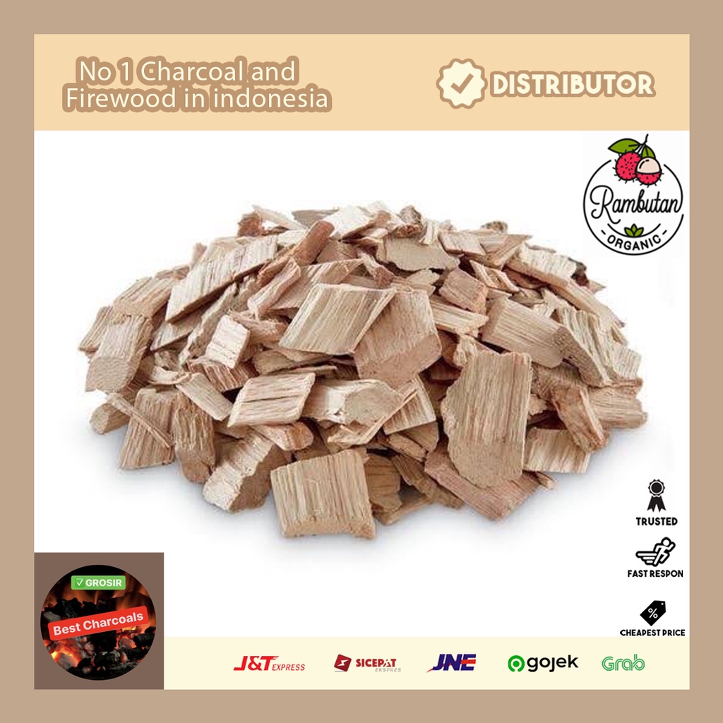Jual Kayu Bakar Smoke Wood Chips 1Kg Rambutan Pellet Premium Quality ...