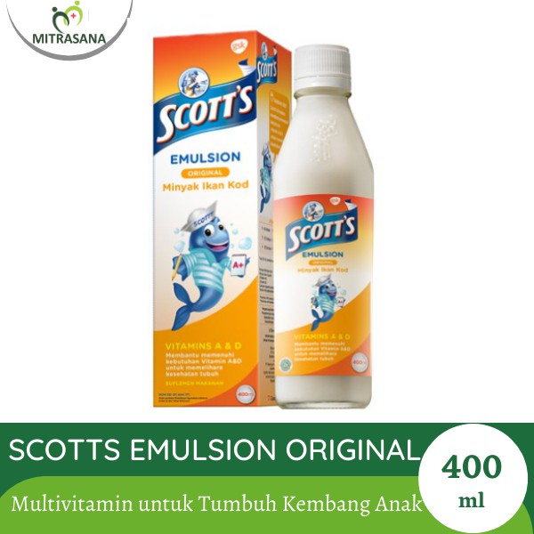 Jual Scotts Emulsion Original 400ml Indonesia|Shopee Indonesia
