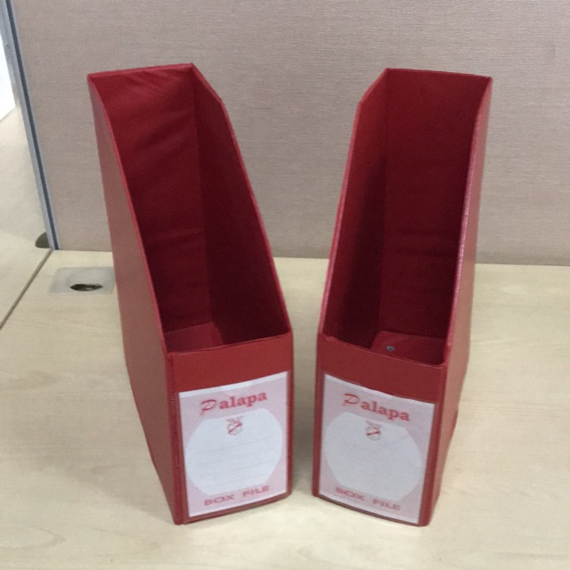 Jual Box File PALAPA Jumbo + Kancing ( Merah ) & Navy | Shopee Indonesia