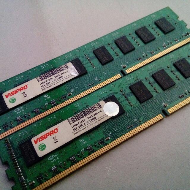 Jual RAM PC DDR3 4GB PC128000 Visipro | Shopee Indonesia