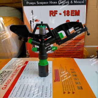 Jual Sprinkler mata 5 ukuran drat dalam 1 inch radius/jarak tembak 15 ...