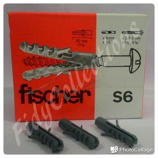 Jual SEKRUP FISCHER DINDING / BAUT FISHER TEMBOK S6 KOTAK | Shopee Indonesia