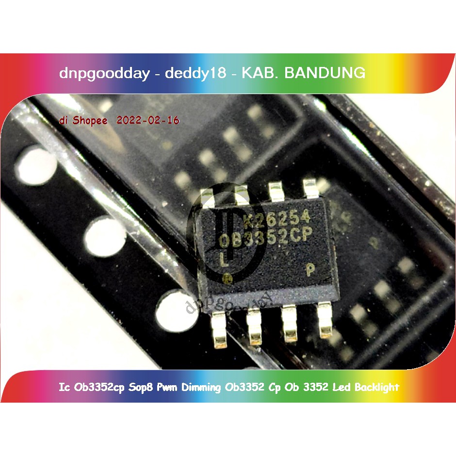 Jual Ic Ob3352cp Sop8 Pwm Dimming Ob3352 Cp Ob 3352 Led Backlight ...