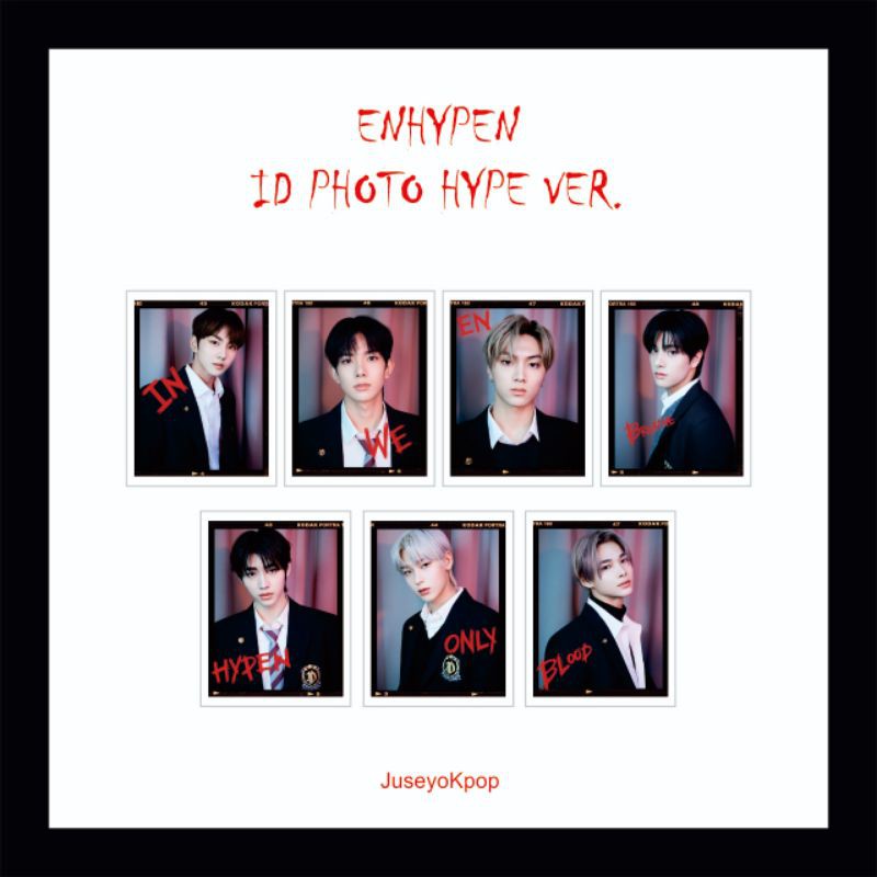 Jual Enhypen ID PHOTO / Enhypen Border : Carnival ID Photo | Shopee ...