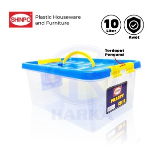 Jual PRACTY CONTAINER BOX 10 LITER | Boks Plastik Transparan Kotak ...