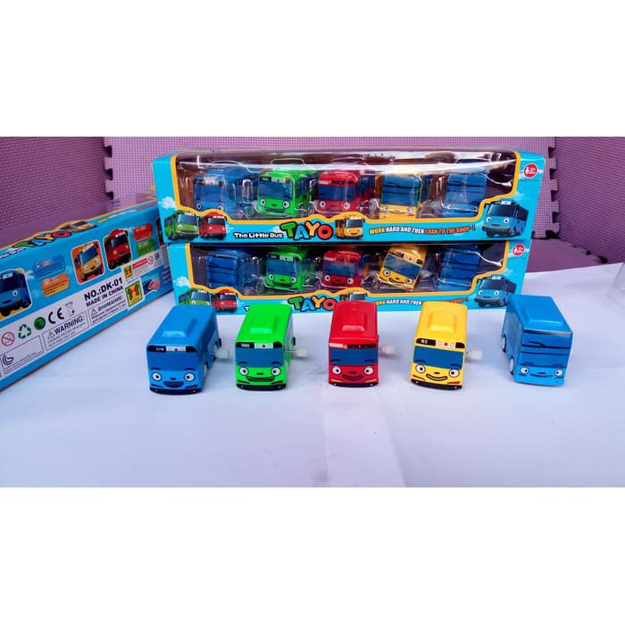 Jual Mainan Tayo The Little Bus 5 in 1 Barang Produk Mobilan Tayo ...