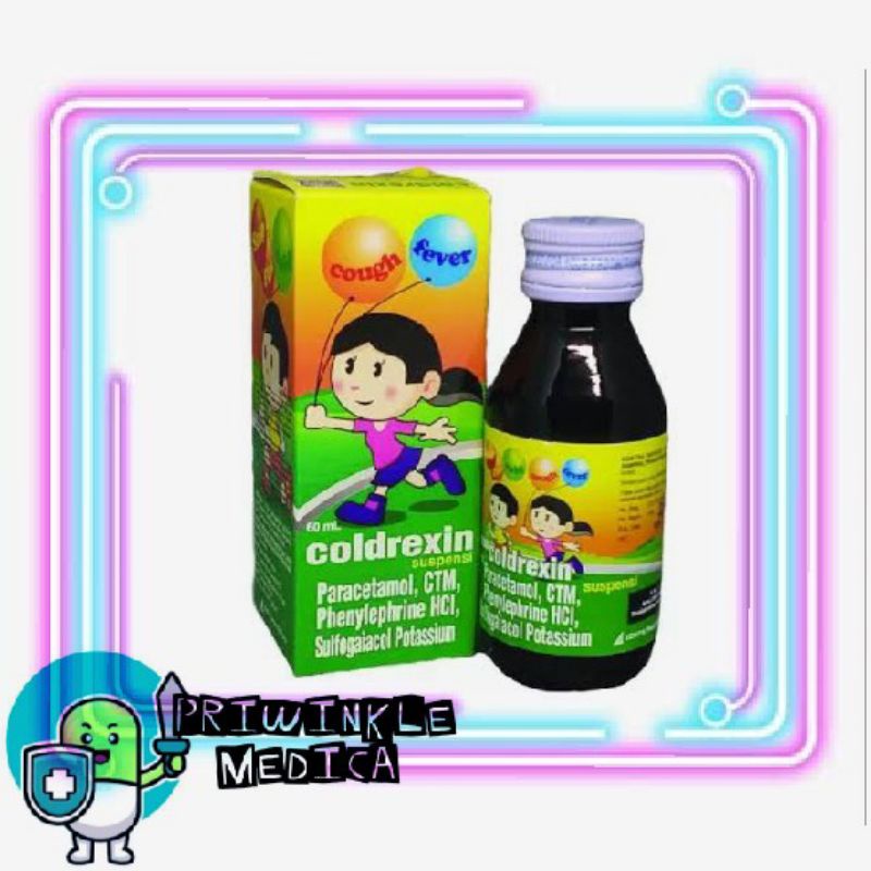 Jual coldrexin cold flu syrup sirup syr obat batuk pilek anak 60ml 60 ...