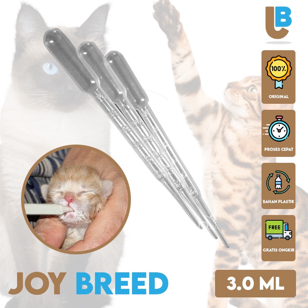 Jual PIPET TETES KUCING PIPET UNTUK PEMBERIAN OBAT ATAU SUSU HEWAN 3ML ...