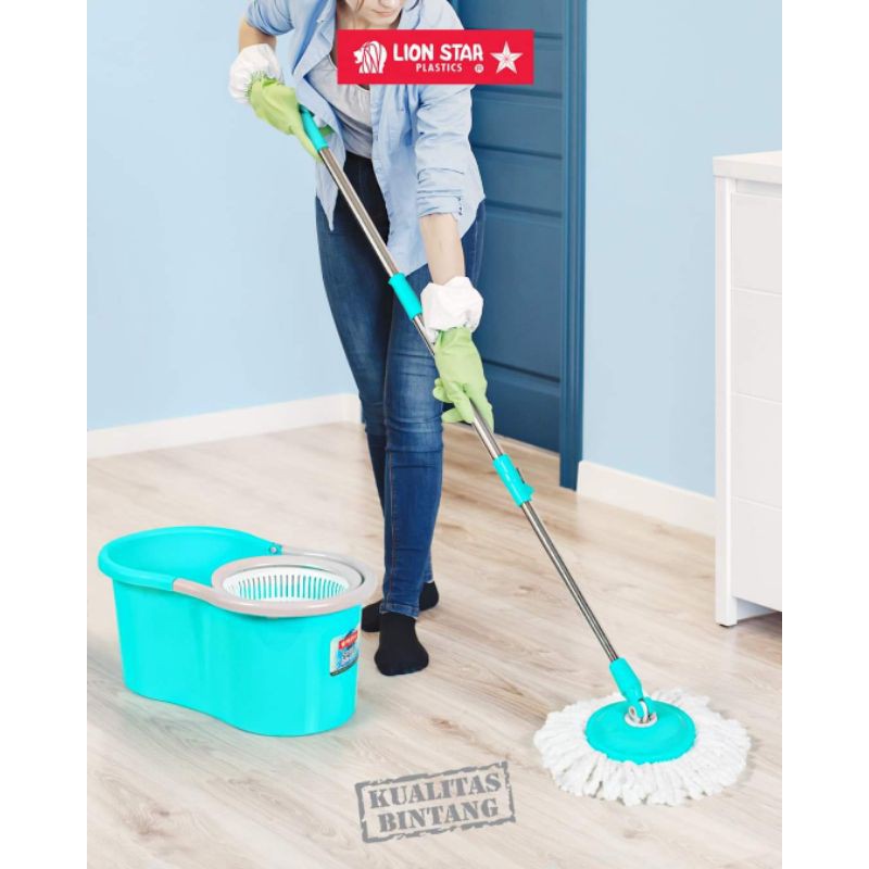 Jual Lion Star BM-45 Livina Spin Mop (standard) 6 liter. | Shopee Indonesia