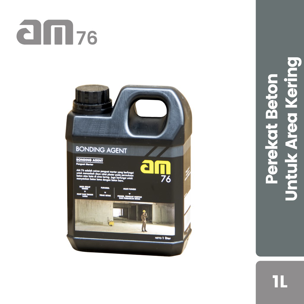 Jual AM Mortar AM 76 - Cairan Perekat Beton Area Kering kemasan 1L ...