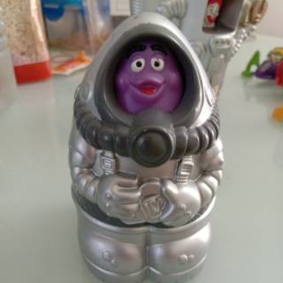 Jual Grimace Karakter MCD Happy Meal Jadul Old Space Ship Squad Evil ...