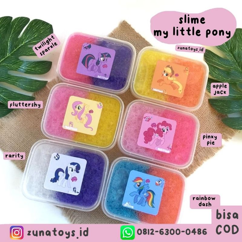 Slime My Little Pony 200cc Murah | Shopee Indonesia