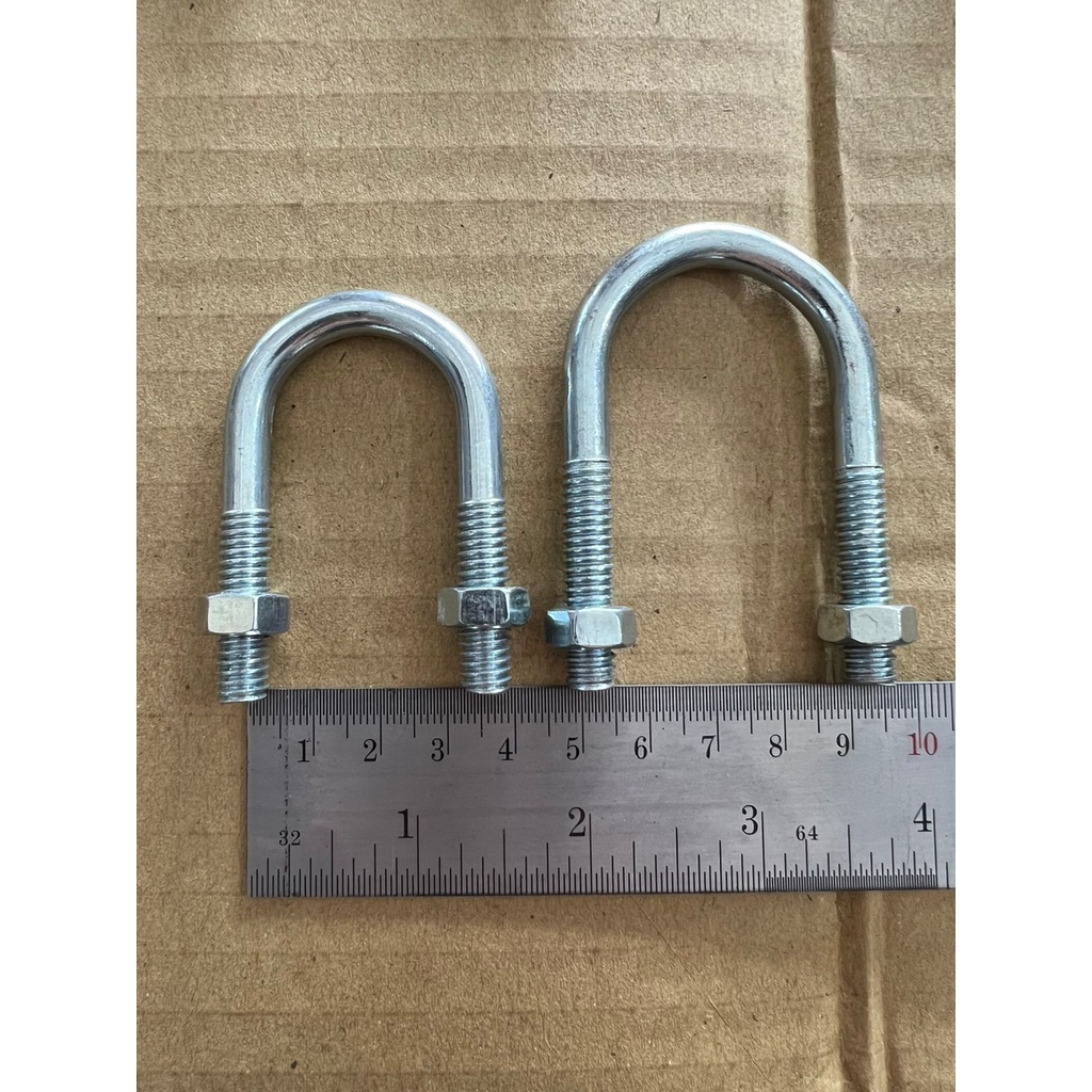 Jual Baut U (U Bolt) 5/16" (setara dengan baut m8 / kunci 12) | Shopee ...