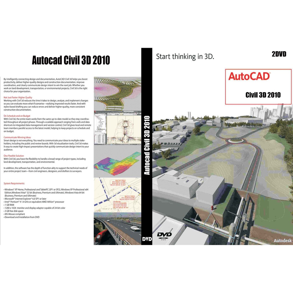 Jual PROGRAM PC DVD AUTOCAD CIVIL 3D 2010 | Shopee Indonesia