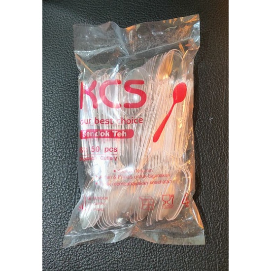 Jual Sendok Teh Bening Merk KCS ( isi 100 ) | Shopee Indonesia