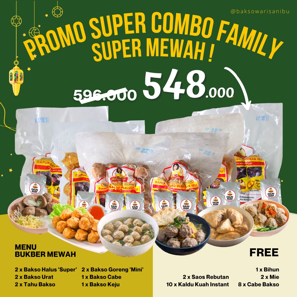 Jual PAKET SUPER MEWAH BAKSO WARISAN IBU | Shopee Indonesia