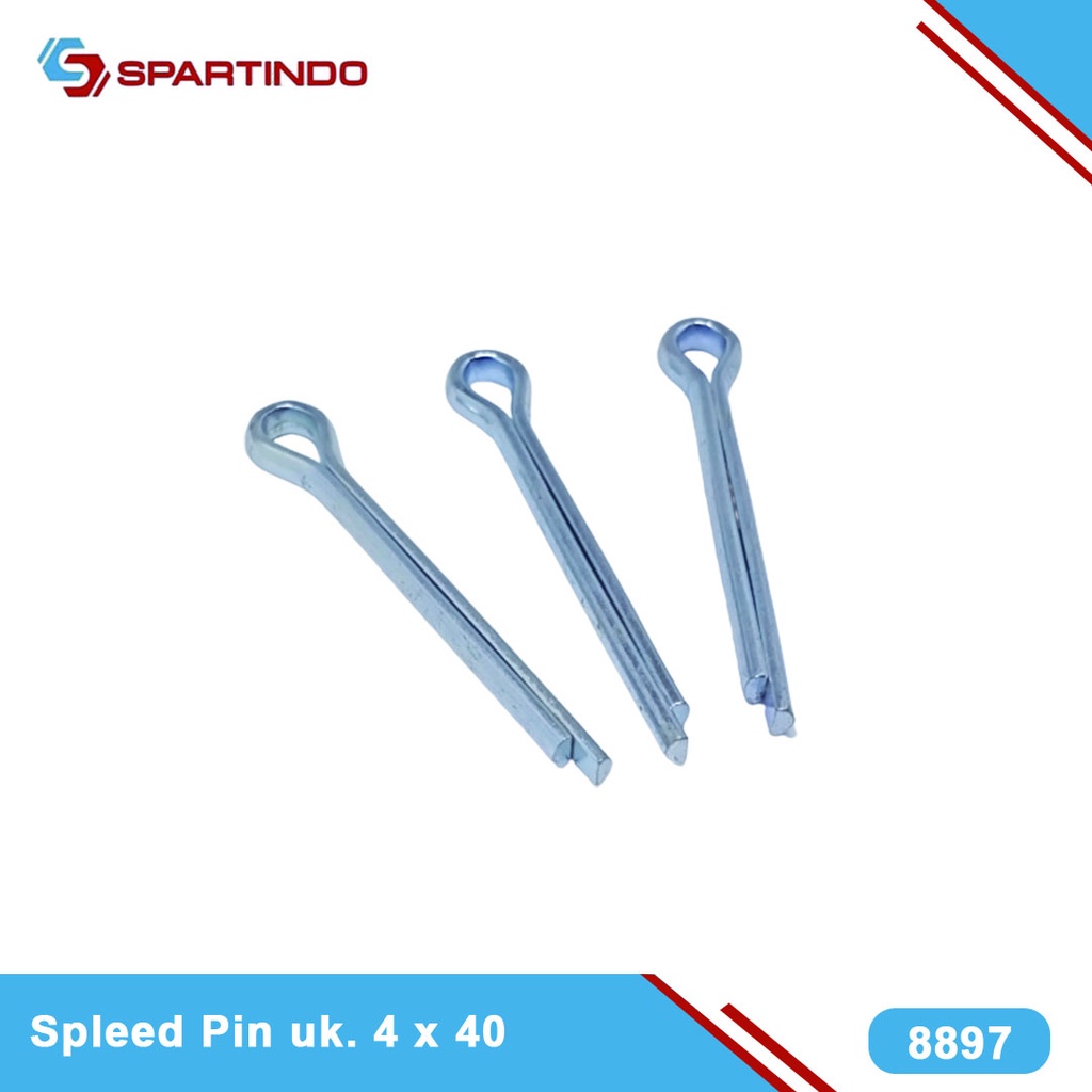 Jual Split pen Spleed pen Cotter Pin ukuran 4 x 40 [1 PACK] Cotterpins ...